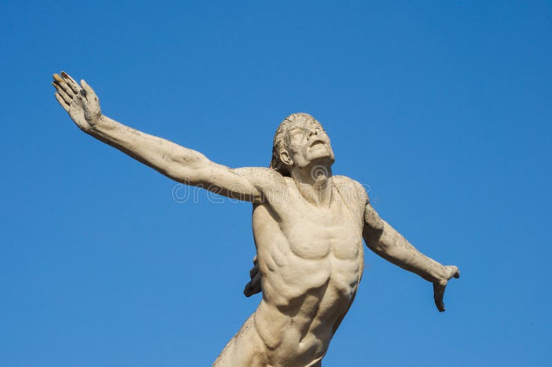 Statue icarus stock photo. Image of icarus, minos, flying - 41686028