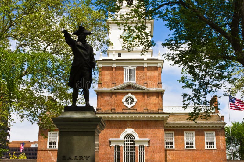 Independence Hall Fireworks Stock Image - Image of clock, hall: 10839151