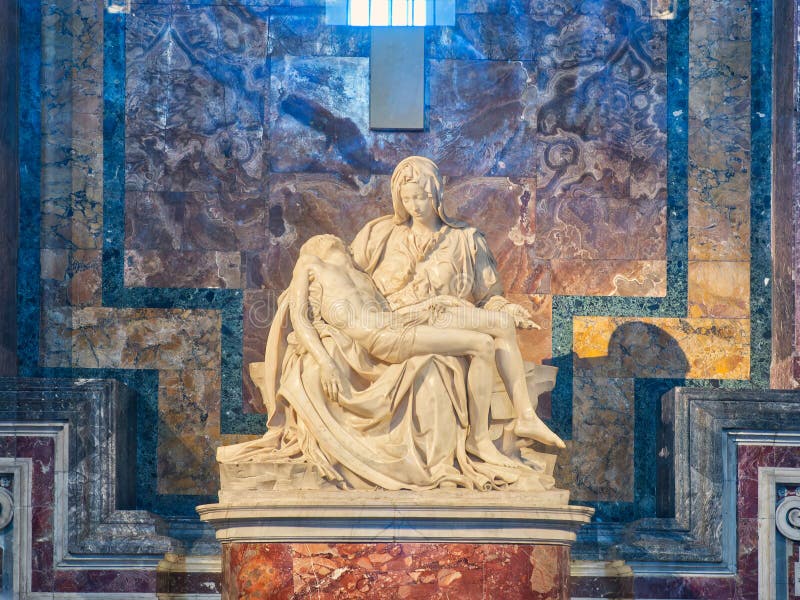 Statue Inside St. Peter& X27;s Basilica, Vatican, Italy Editorial Photo ...