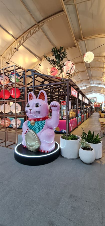 Statue at Japanese Temple Child, Boy, Praying, Orange Red Bricks ...