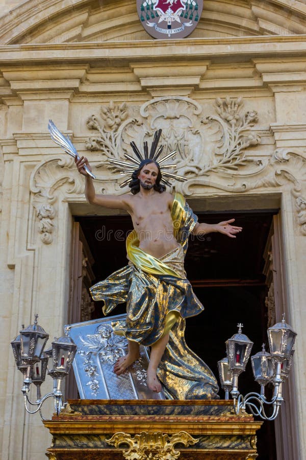 Statue of Jesus Christ stock photo. Image of parade - 285461588