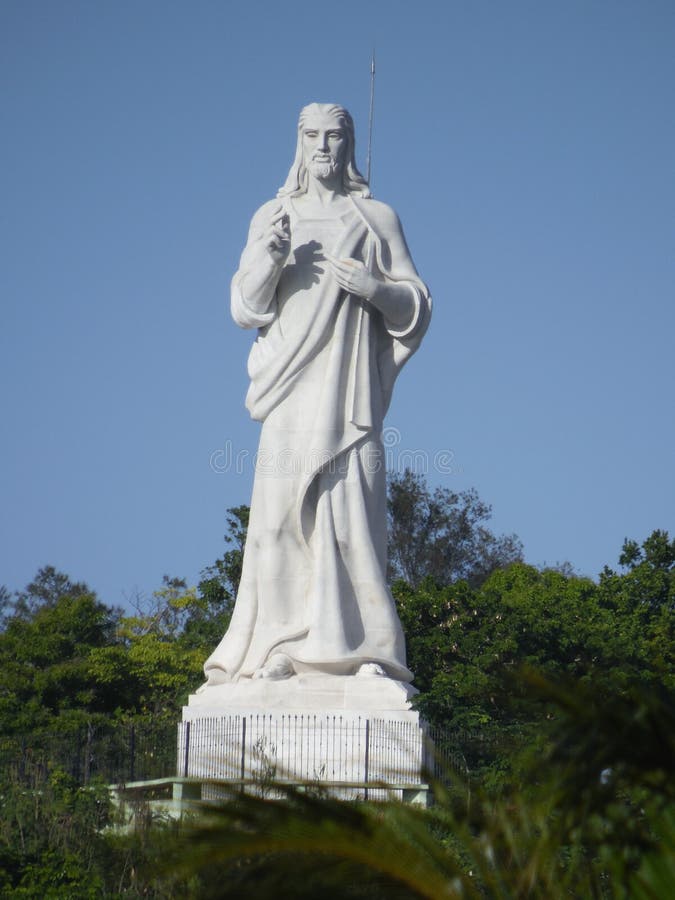 Statue of Jesus editorial photography. Image of mural - 43654277
