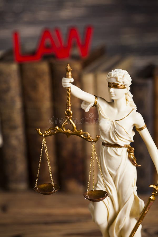 Statue of Justice, Burden of Proof, Law Theme Stock Photo - Image of ...
