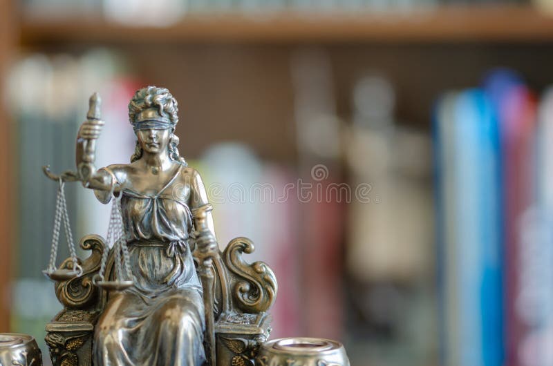 Statue of Justice , Law Concept Stock Photo - Image of bronze, female ...