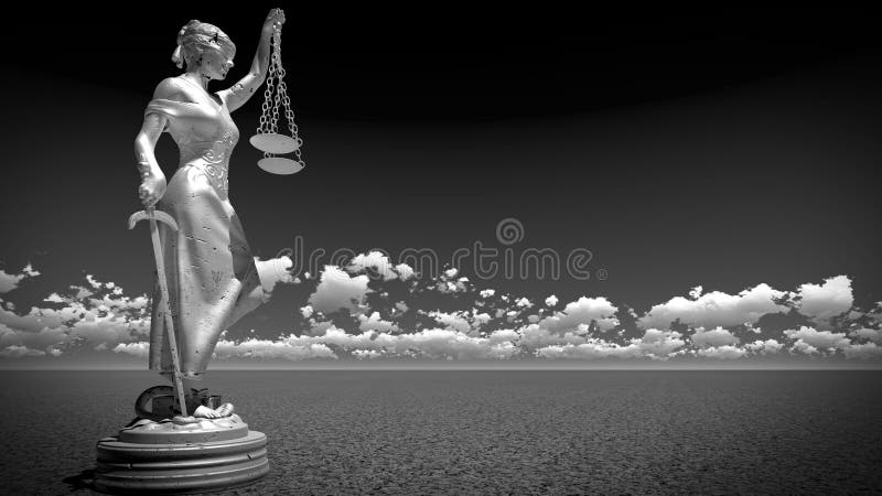 Statue of justice stock vector. Illustration of case - 23772845