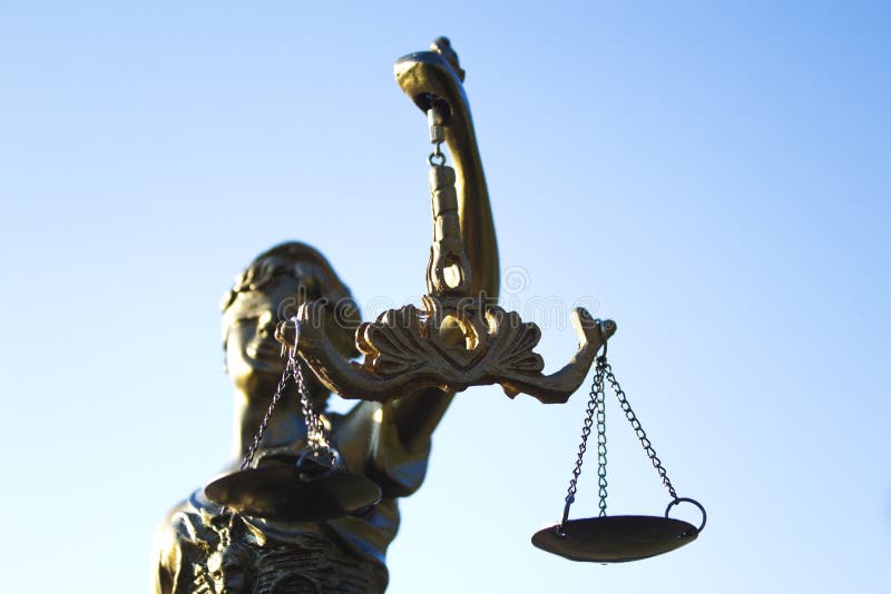 Statue of justice. stock photo. Image of justice, judgment - 135525440