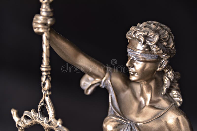 The Statue of Justice Symbol, Legal Law Concept Image. Stock Photo ...