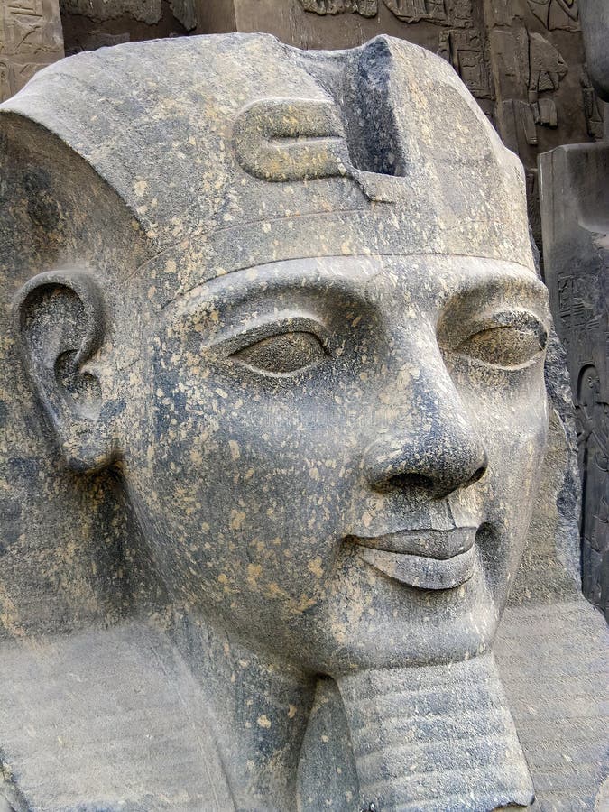 Statue of the King Ramses II at the Entrance To Luxor Temple Stock ... Statue of the King Ramses II at the Entrance To Luxor Temple Stock ...