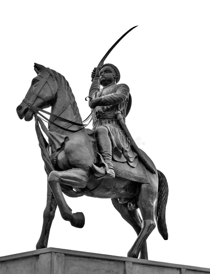 Statue of a King stock image. Image of rajashthan, sacrifice - 65909855