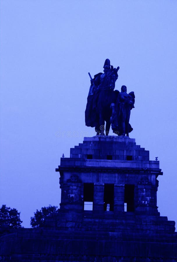 Statue- Koblenz, Germany stock image. Image of baroque - 10858749