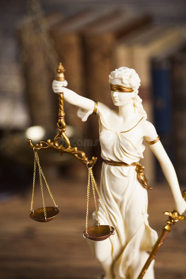Statue of Justice, Burden of Proof, Law Theme Stock Image - Image of ...