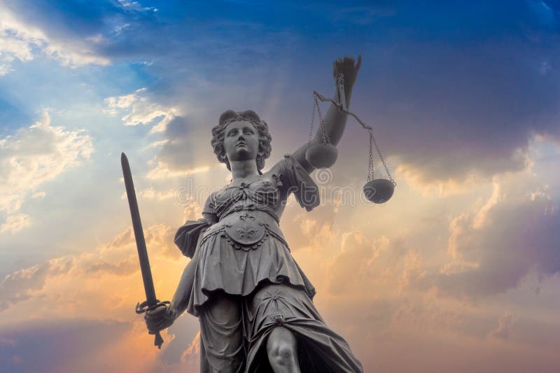 Statue of lady justice stock image. Image of judiciary - 312235613
