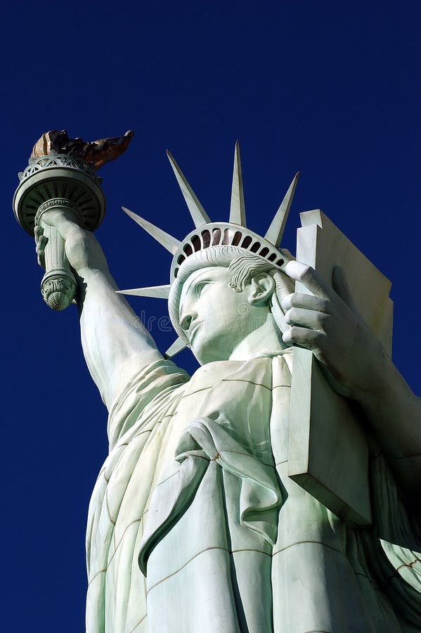 Statue of Liberty Torch & Flag Stock Image - Image of torch, flag: 2338945