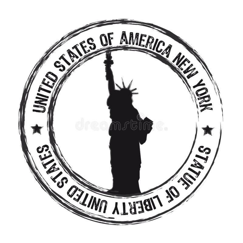 Statue of Liberty Sign stock vector. Illustration of america - 26956160