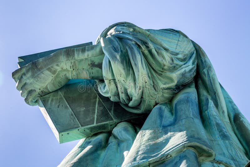 Statue of Liberty Close up stock image. Image of freedom - 43970837