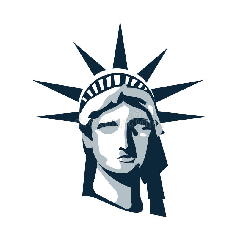 Statue of liberty icon stock illustration. Illustration of painting ...