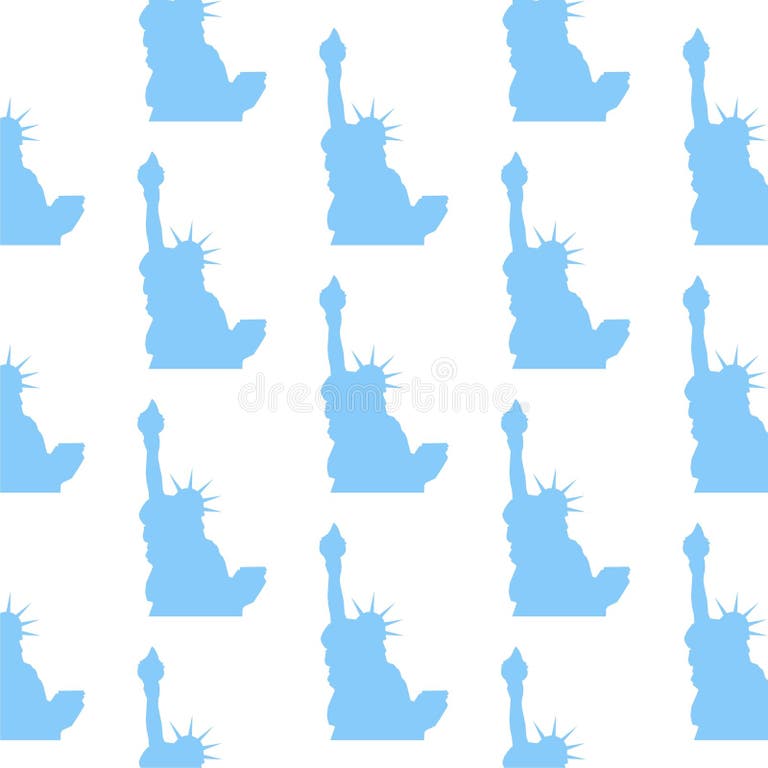 Freedom Statue Pattern Stock Illustrations – 715 Freedom Statue Pattern ...