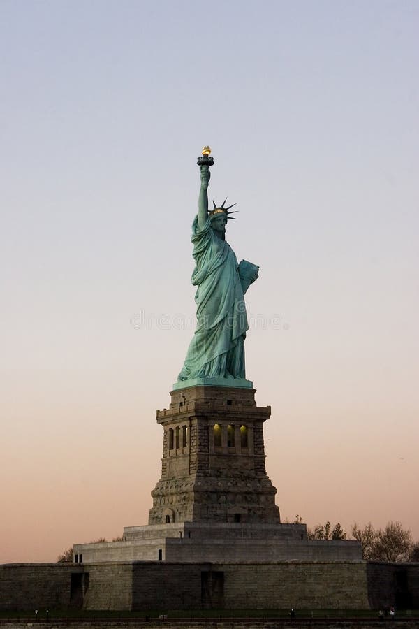 Statue of Liberty Red White and Blue Stock Photo - Image of city, torch ...