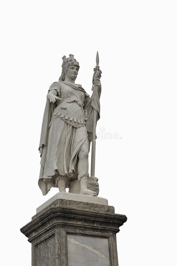 Liberty Statue and Medieval Castle in Bratislava, Slovakia. Stock Photo ...