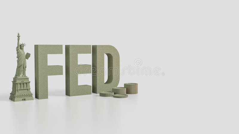 The Statue of Liberty and Text for Business Concept 3d Rendering Stock ...