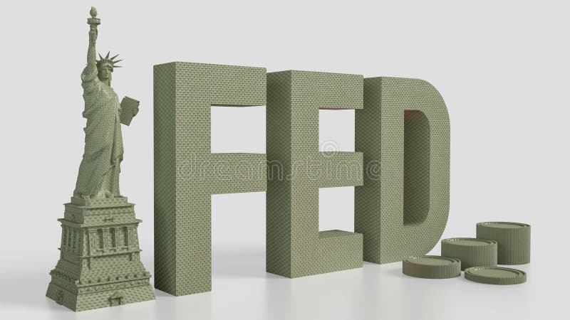 The Statue of Liberty and Text for Business Concept 3d Rendering ...