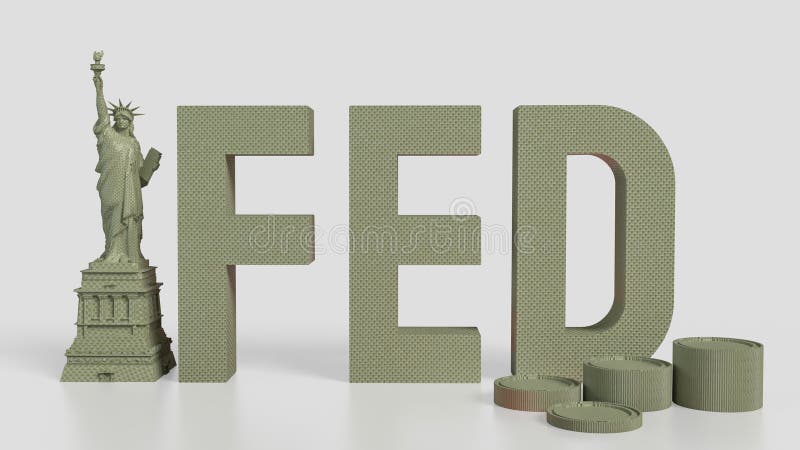 The Statue of Liberty and Text for Business Concept 3d Rendering Stock ...