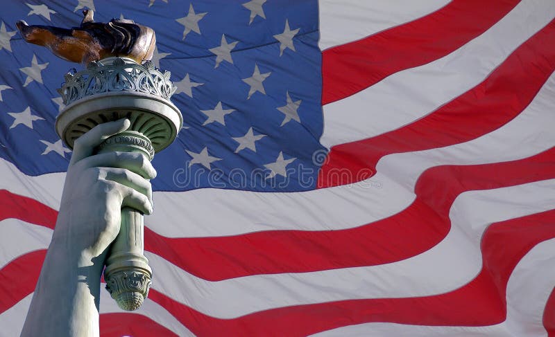 Statue of Liberty Torch & Flag Stock Image - Image of torch, flag: 2338945 Statue of Liberty Torch & Flag Stock Image - Image of torch, flag: 2338945
