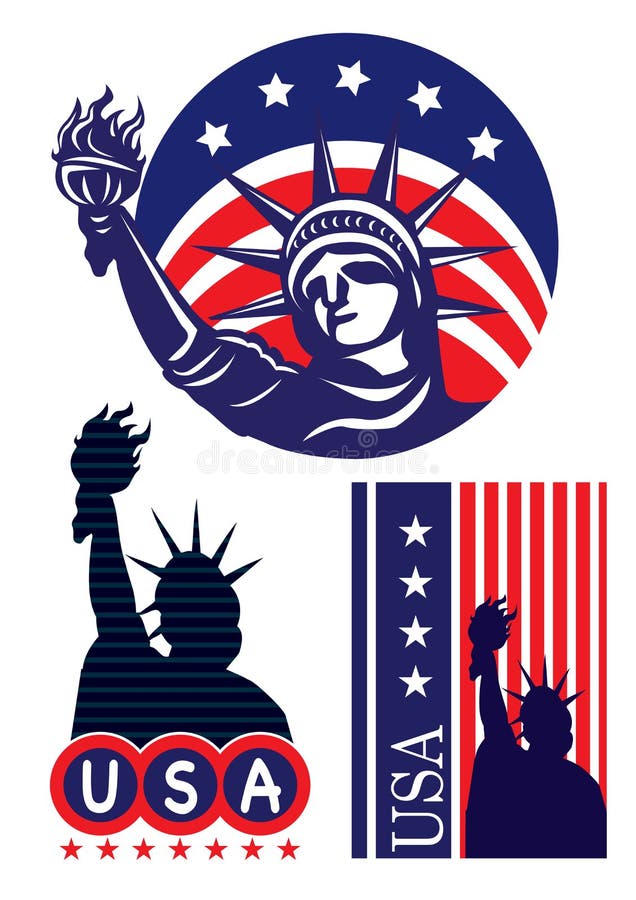 Statue of liberty USA stock vector. Illustration of concept - 30479226