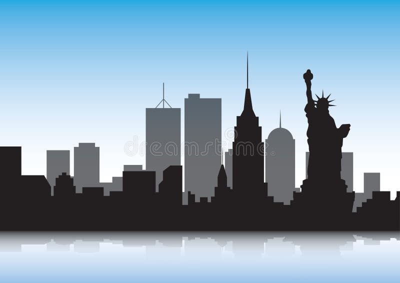 Statue of Liberty. Vector Illustration Decorative Design Stock Vector ...