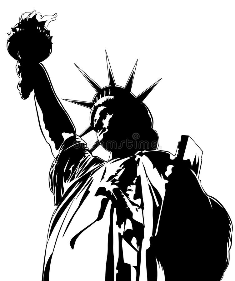Statue of Liberty, Vector Image Stock Vector - Illustration of july ...
