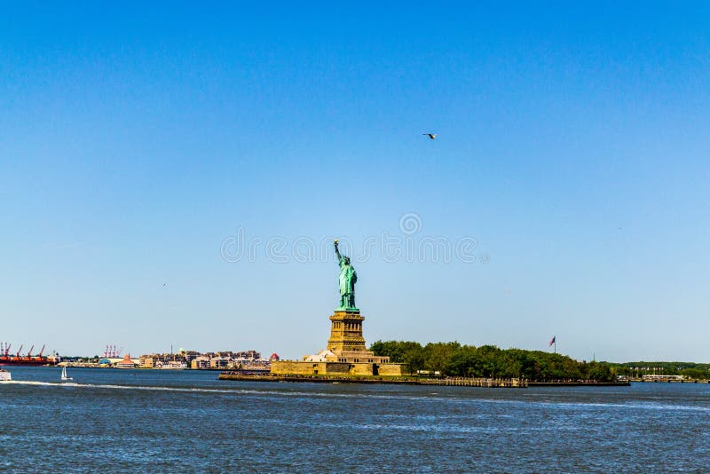 Statue of Liberty in NYC stock image. Image of city - 124221083
