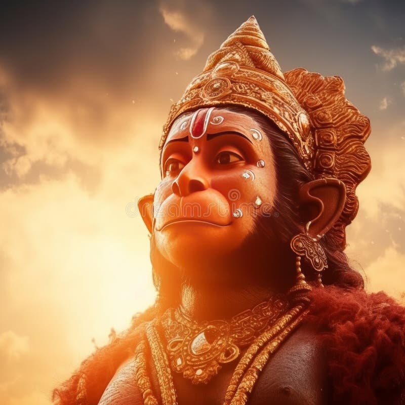 Hindu Gods Hanuman Stock Illustrations – 108 Hindu Gods Hanuman Stock ...