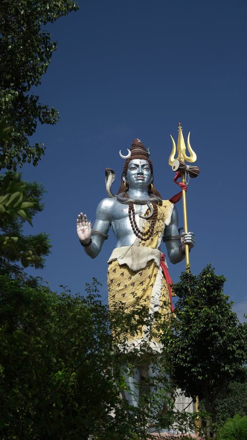 Statue of Lord Mahadev Indian Hindu God Stock Image - Image of ...