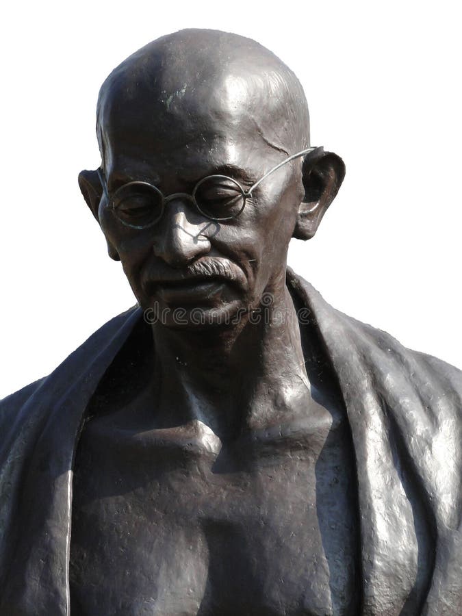 Statue of Mahatma Ghandi stock photo. Image of hero - 164201594