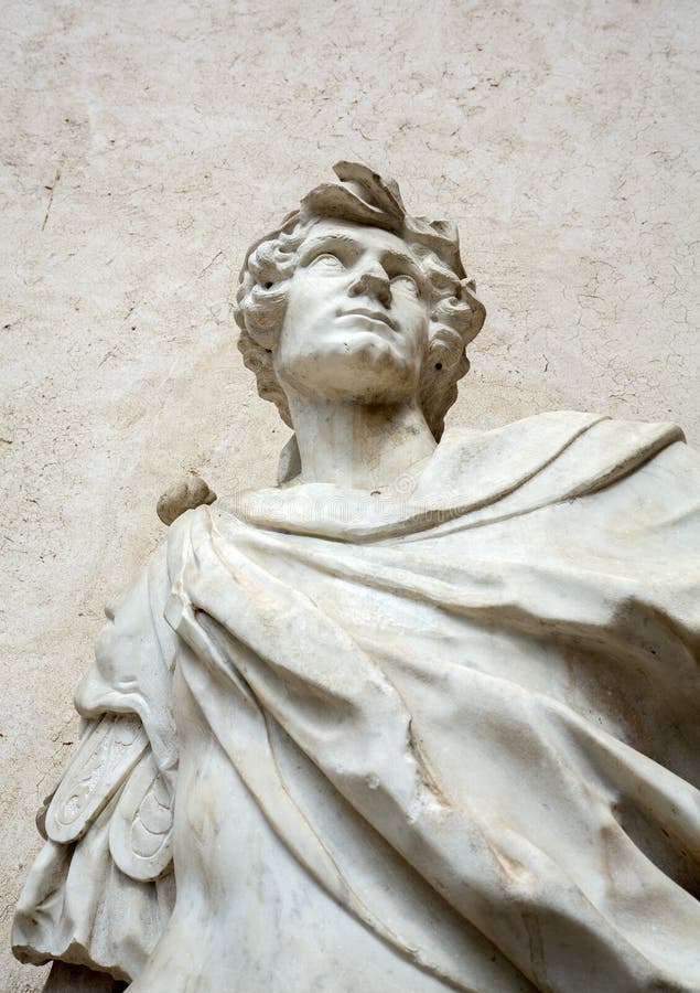 Statue of Man in Castelvecchio Museum. Verona, Editorial Photo - Image ...