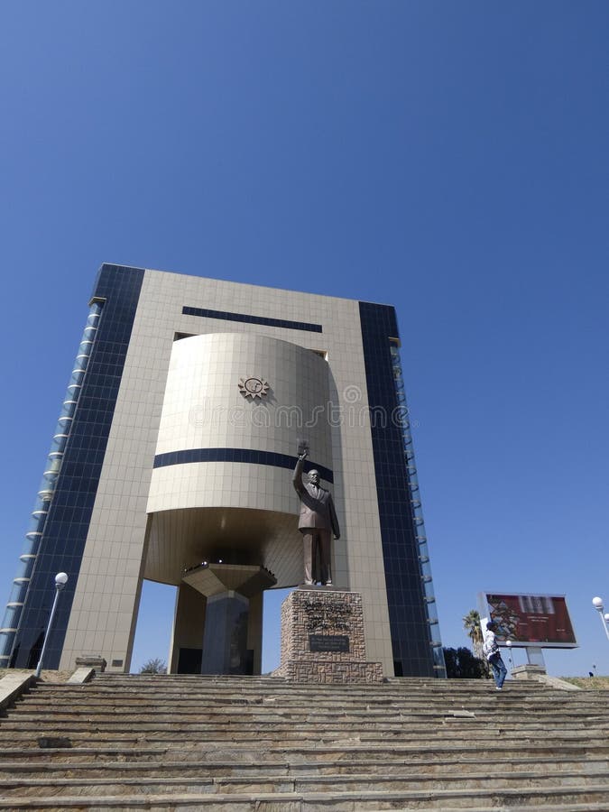 Statue at Independence Memorial Museum in Windhoek Editorial Stock ...