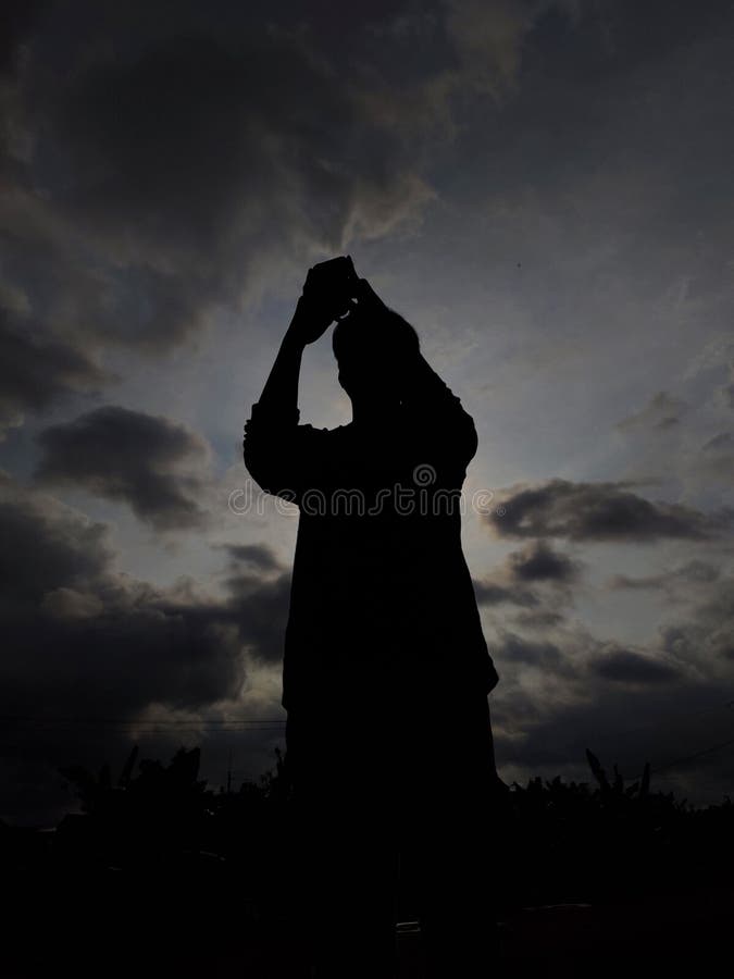 Statue man in the shadows stock image. Image of light - 265910143
