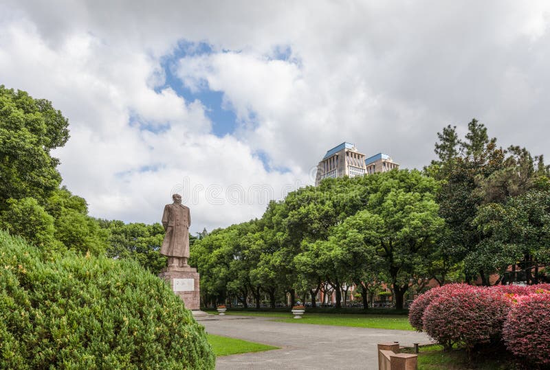 Statue of Mao Zedong at Handan Campus, Fudan University Stock Image ... Statue of Mao Zedong at Handan Campus, Fudan University Stock Image ...