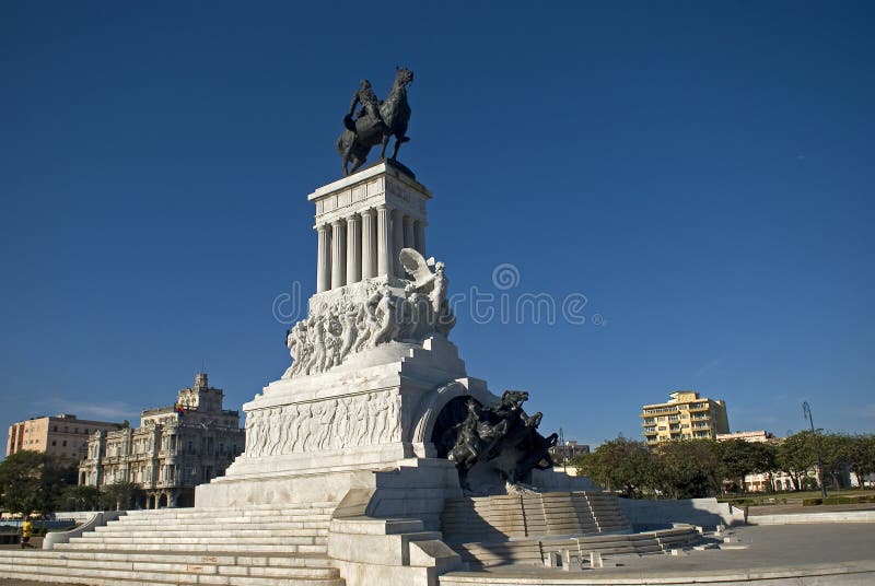 Statue of Maximo Gomez, Havana, Cuba Editorial Photography - Image of ...