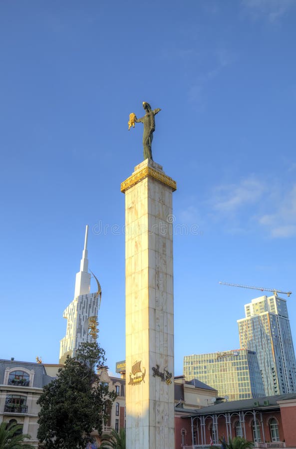 Statue of Medea. Square of Europe Editorial Stock Photo - Image of myth ...