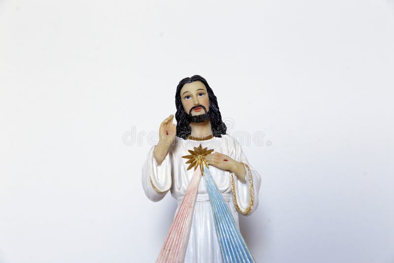 Statue of the Merciful Jesus Stock Image - Image of jesus, biblical ...