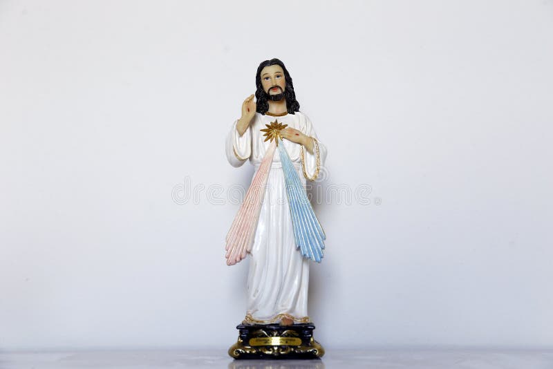 Statue of the Merciful Jesus Stock Photo - Image of brazil, religion ...