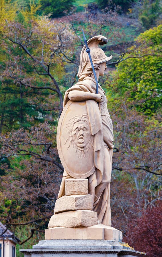 Statue of Minerva stock photo. Image of greek, castle - 145883730