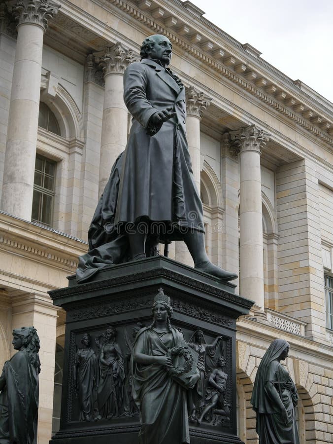 The Statue of Minister Freiherr Vom Stein in Front of the House of ...