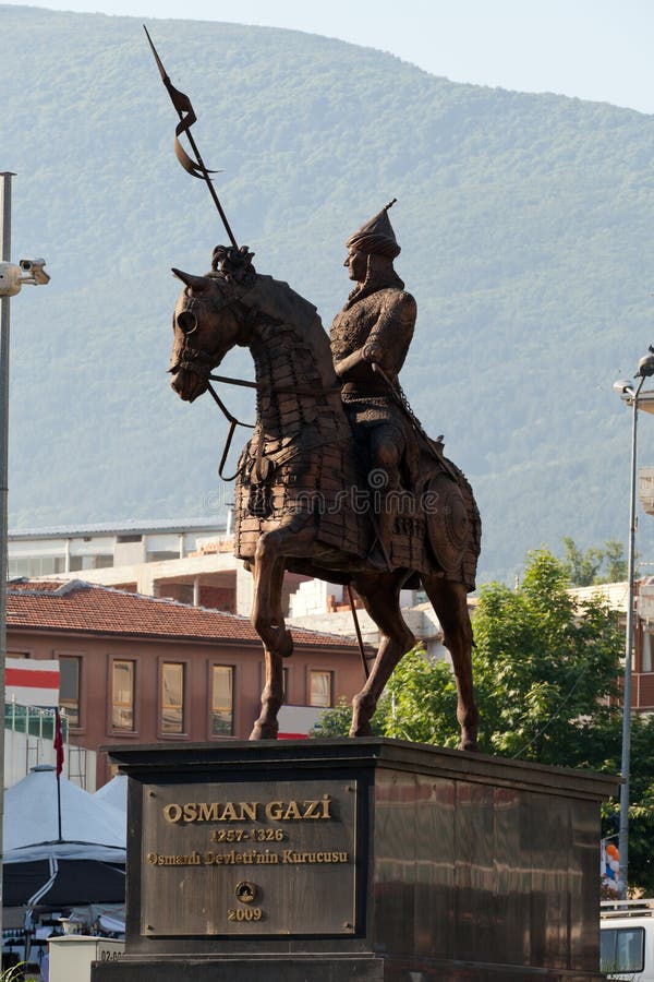 Statue of Osman Gazi in Bursa Stock Photo - Image of gazi, osman: 45600990