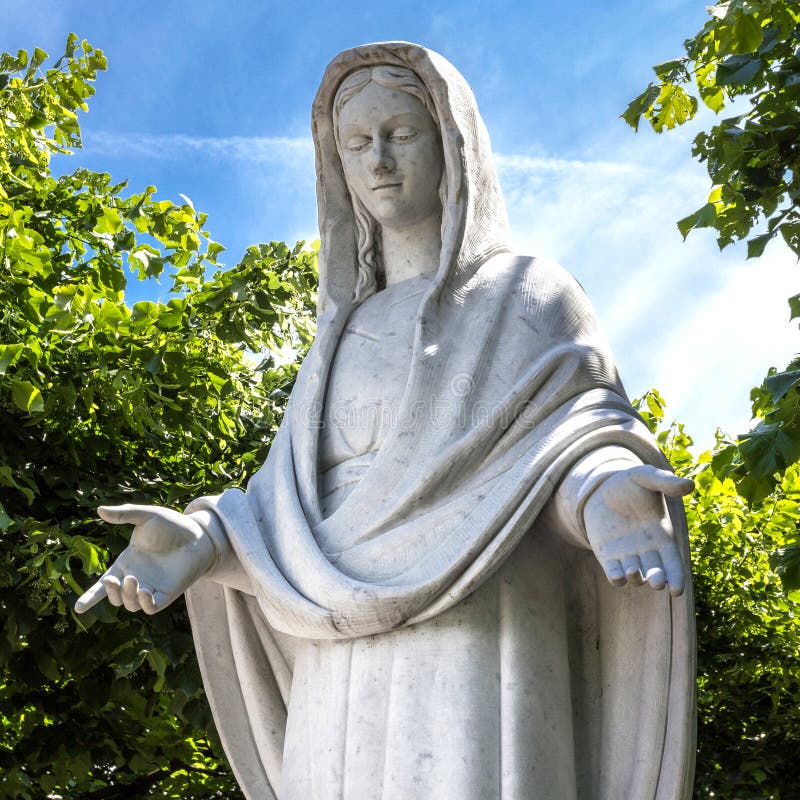 Statue of Our Lady stock photo. Image of christian, madonna - 81884720