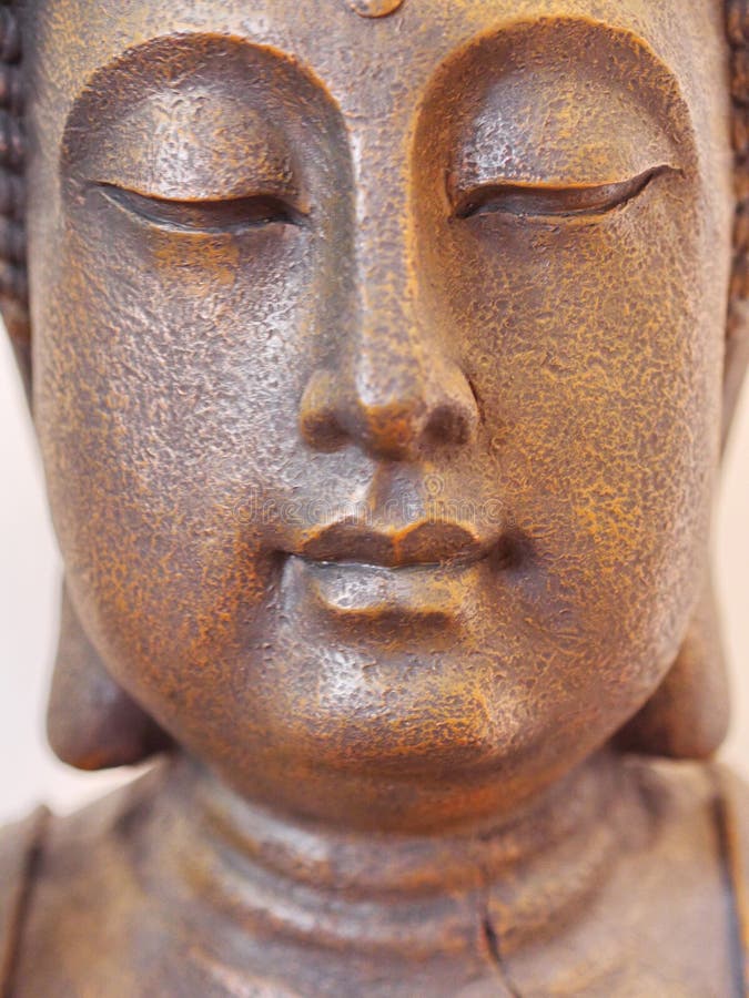 A Statue of a Person with a Serene Expression Stock Photo - Image of ...