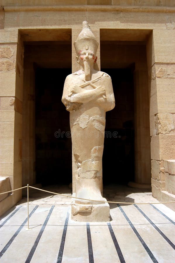 Famous Egyptian Statue of the Seated Scribe Editorial Photo - Image of ...