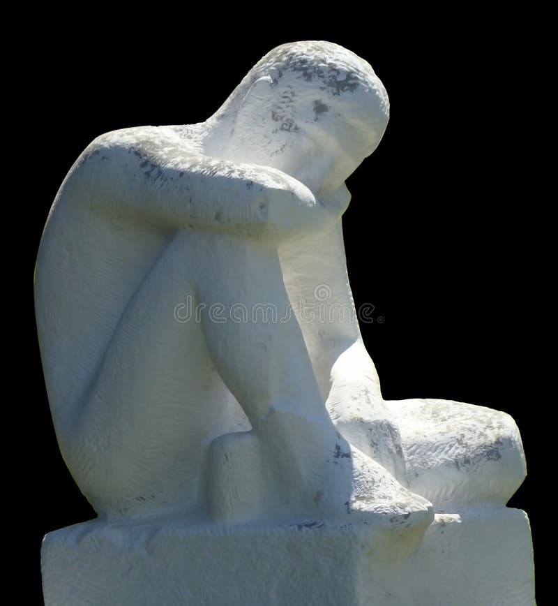 Statue of a philosopher stock image. Image of stone, thinker - 40515011