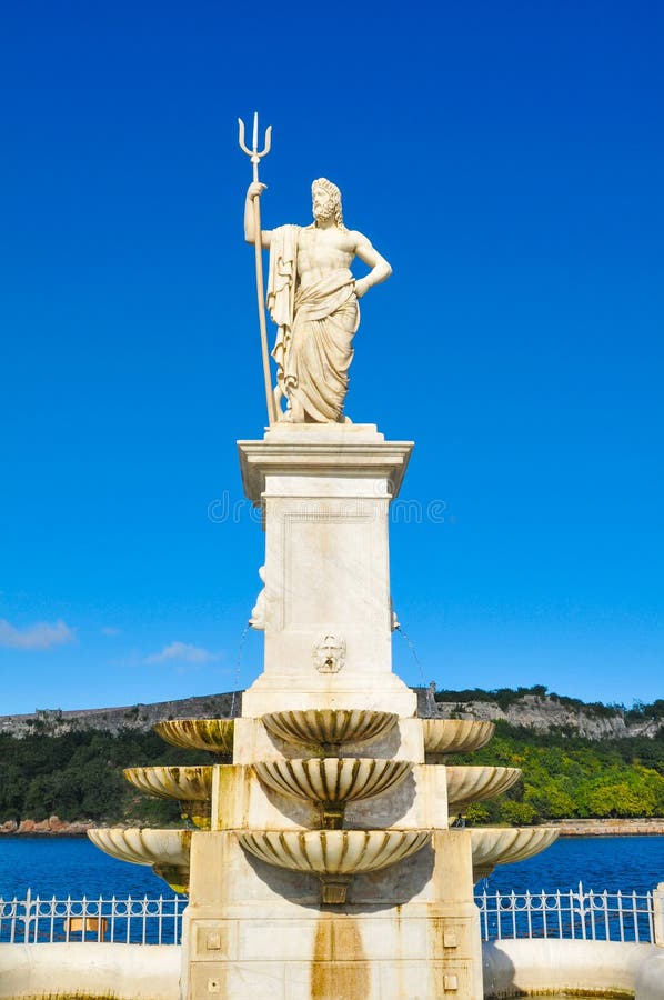 Statue of Poseidon stock image. Image of mythology, roman - 21719485